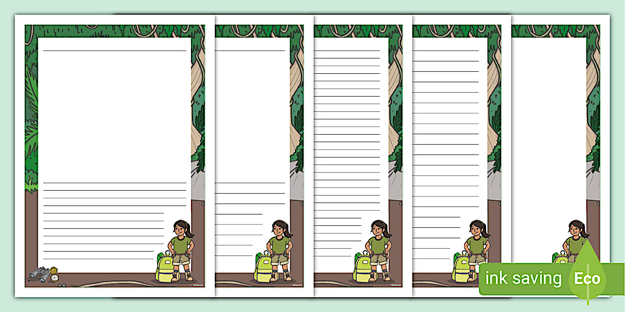 Adventurer Page Borders (teacher made) - Twinkl