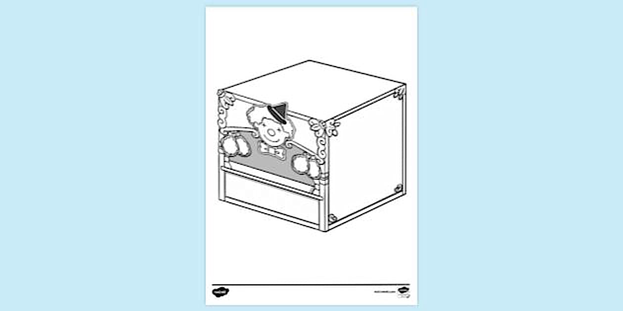 Candy Floss Booth Colouring Sheets | Colouring Pages
