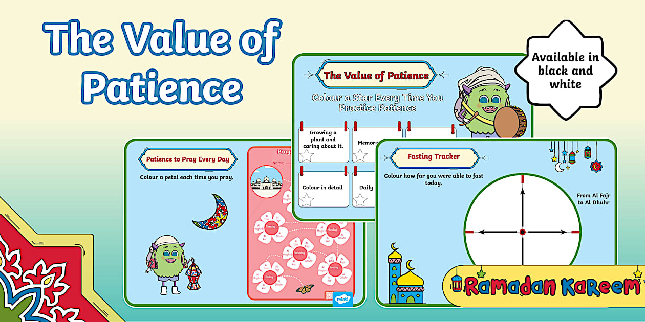 The Value of Patience Activity Pack