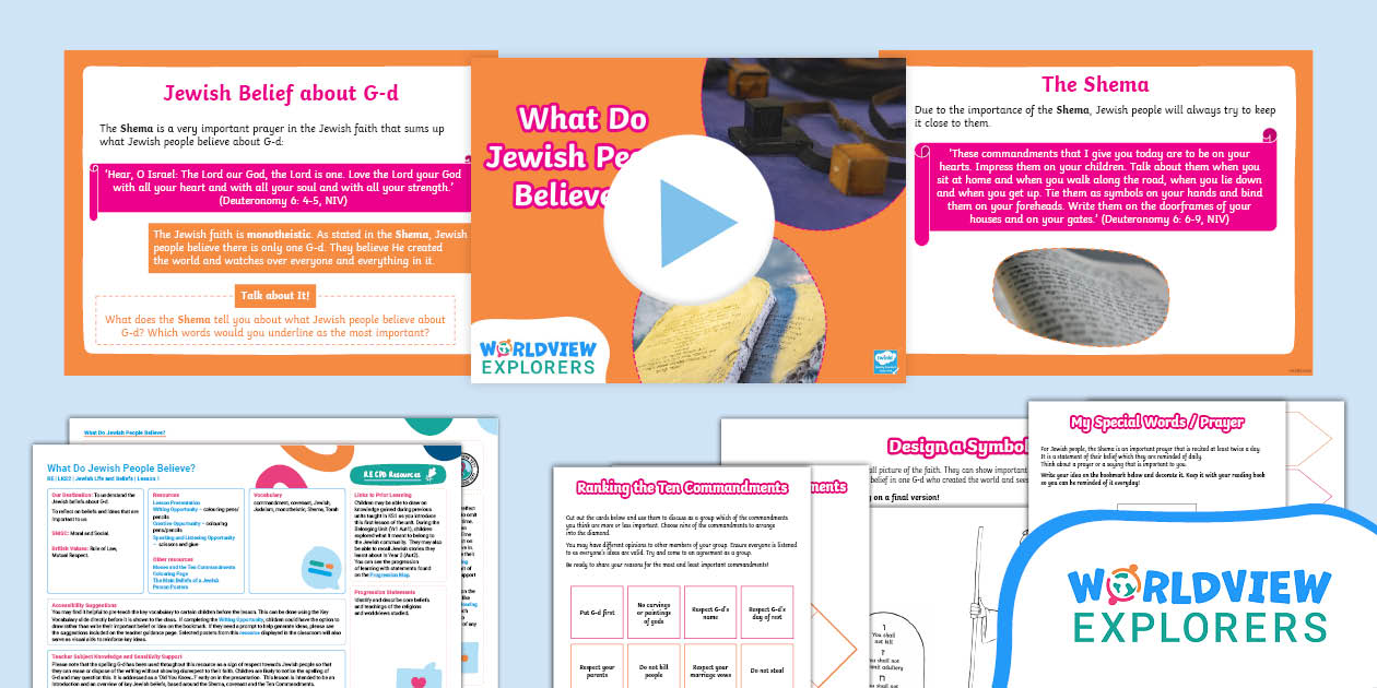 RE: Jewish Life and Beliefs: LKS2 Lesson Pack 1 - Twinkl