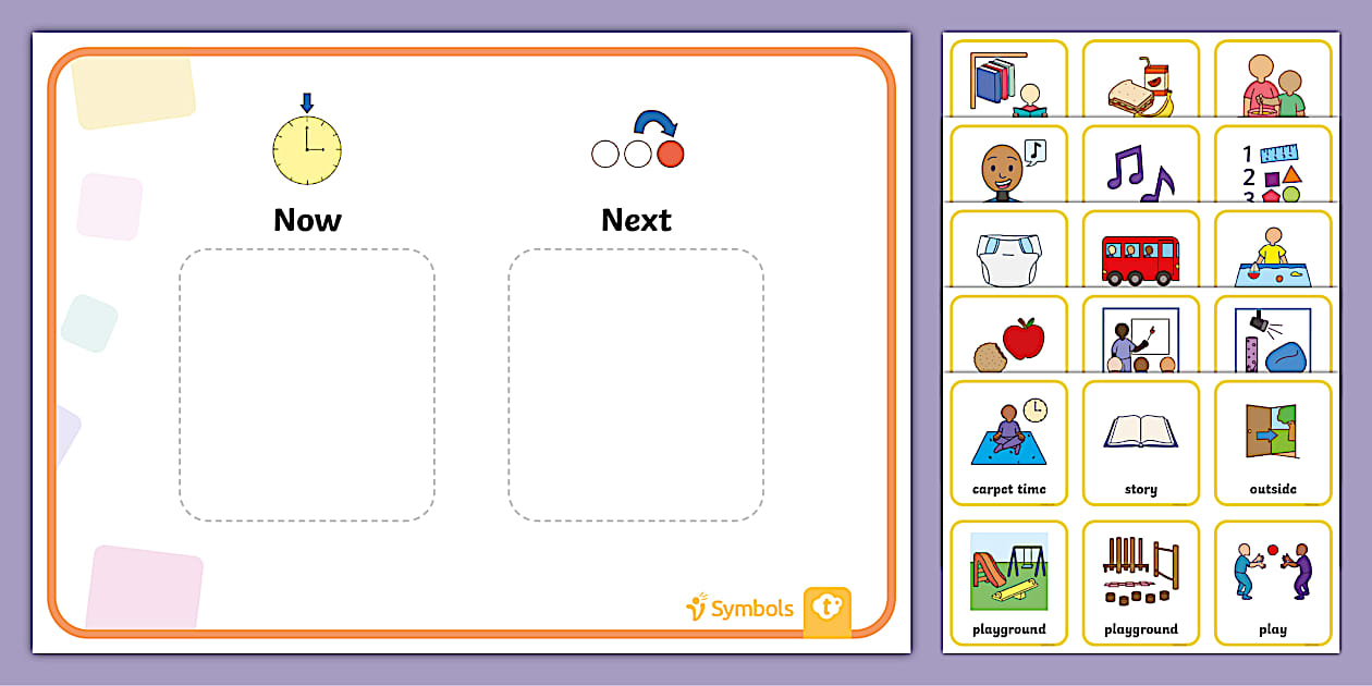 Kindergarten Now and Next Board (Teacher-Made) - Twinkl