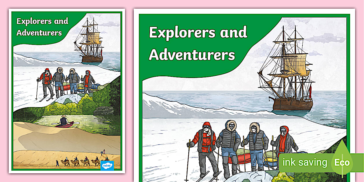 Explorers and Adventurers Topic Book Cover - Twinkl