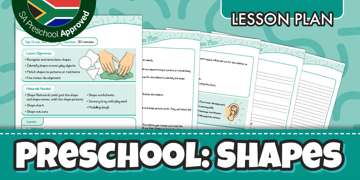 Preschool: Shapes Lesson Plan
