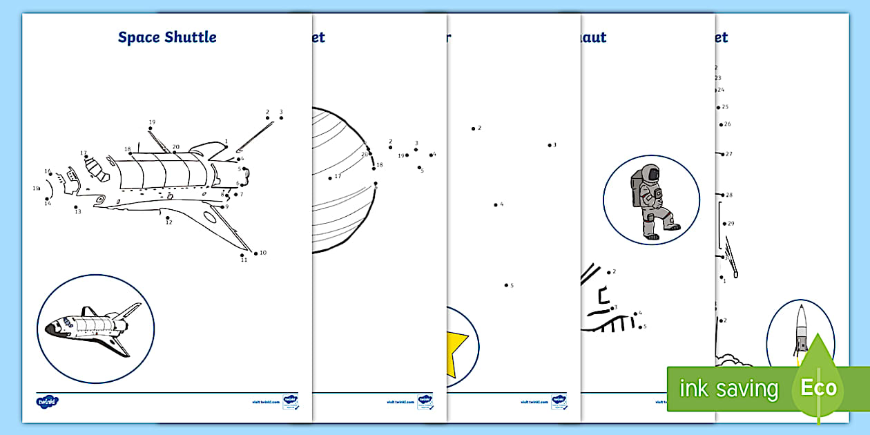 Cursive Space Dot to Dot Worksheets (teacher made) - Twinkl