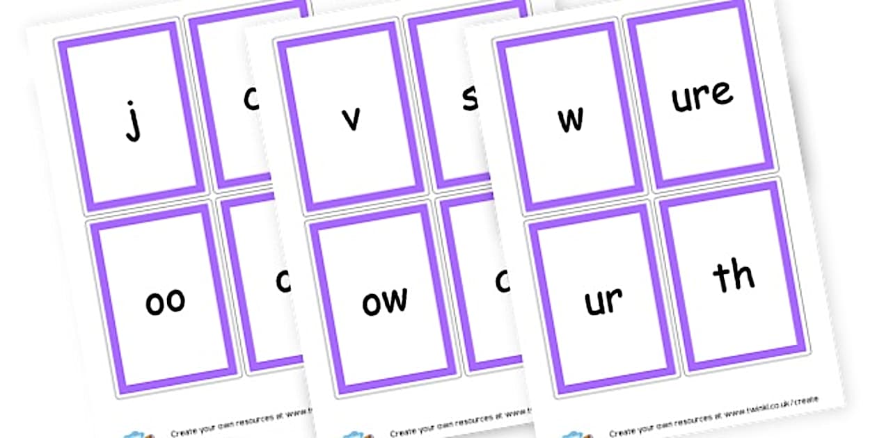Phase 3 Cards (teacher made) - Twinkl