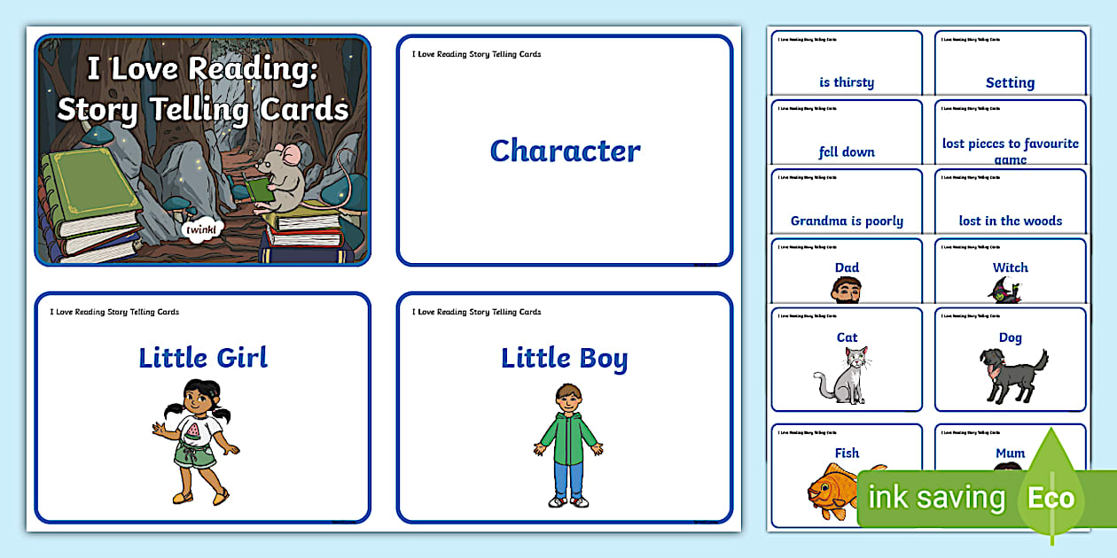 I Love Reading: Story Telling Cards - KS1 - Literacy