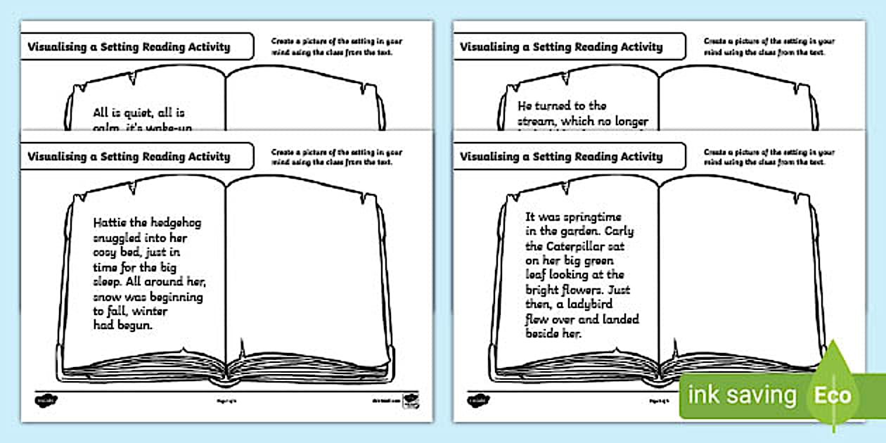 Visualising a Setting Reading Activity - CfE - Twinkl