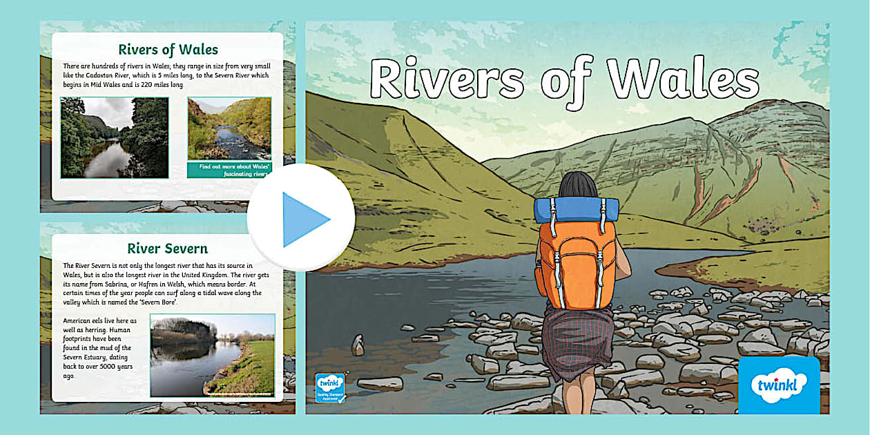 Rivers of Wales: PowerPoint (teacher made) - Twinkl