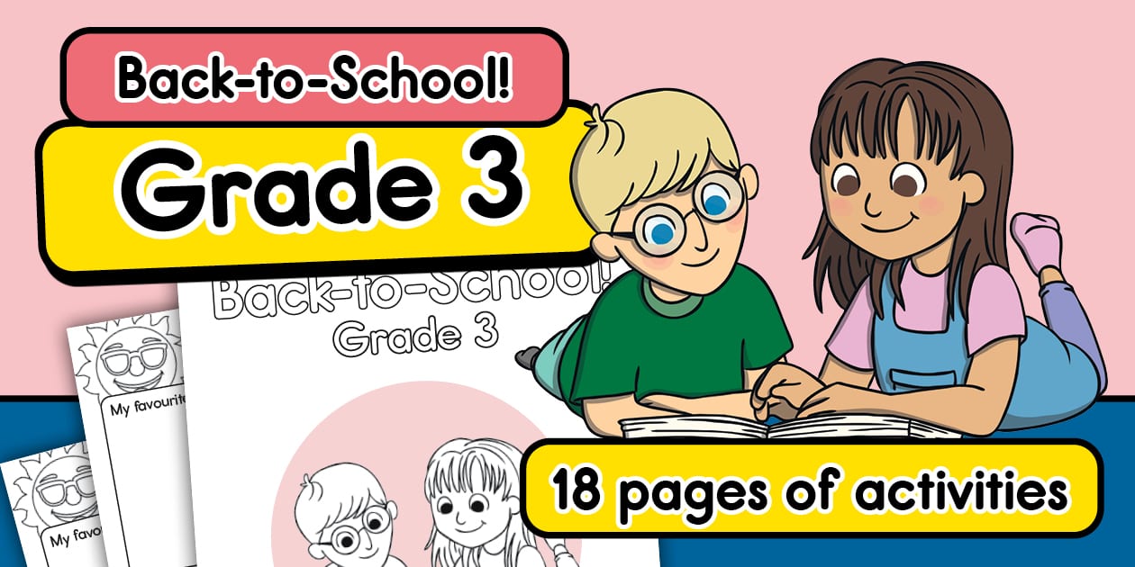 Grade 3 Back-to-School Activity Booklet (teacher made)