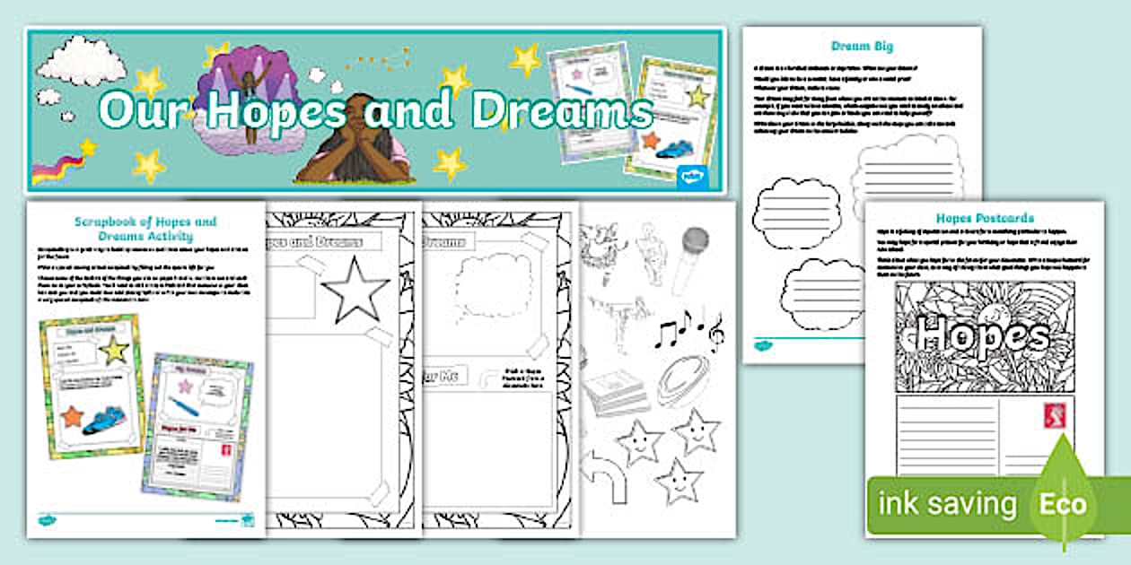 My Hopes and Dreams: Aspirations Activity Pack - Y6 Leavers