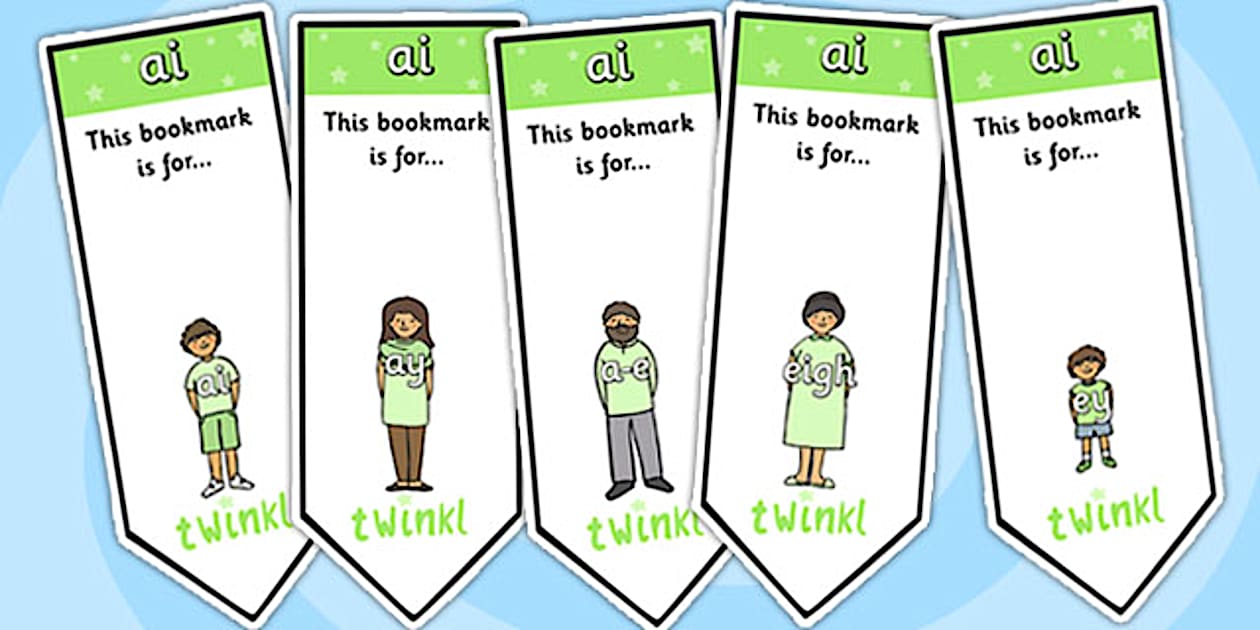 ai Sound Family Editable Bookmarks (teacher made) - Twinkl
