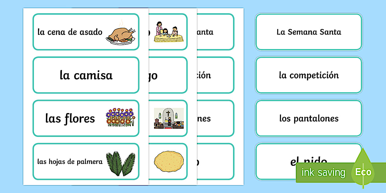 It Is Easter Time Word Cards (teacher made) - Twinkl