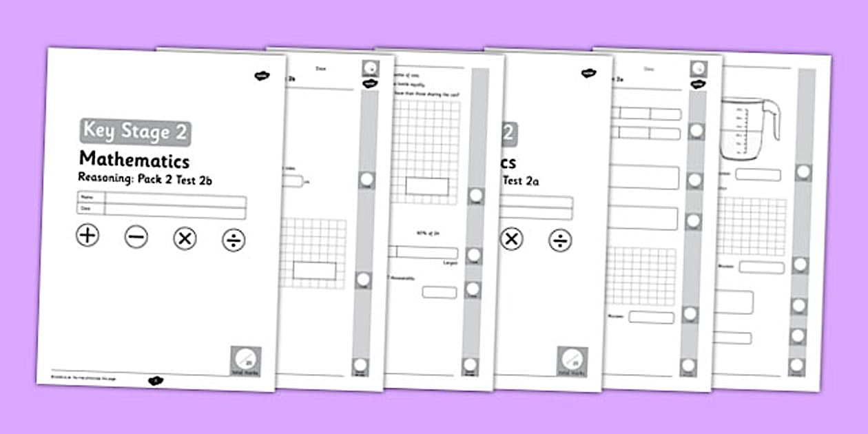 KS2 Maths Tests Reasoning Set 2 Assessment & Analysis Pack