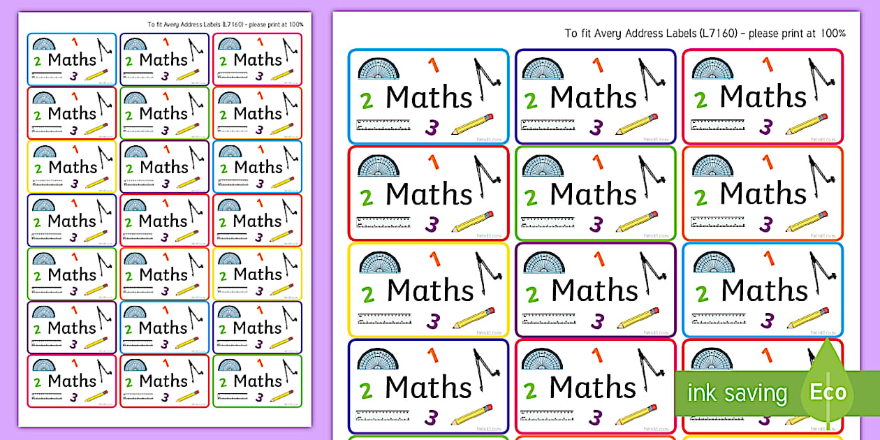 👉 Magazine File Maths Labels (teacher made) - Twinkl