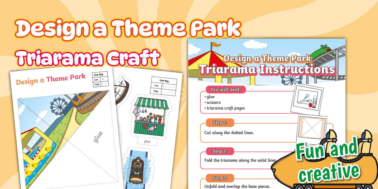 Design a Theme Park Triarama Craft