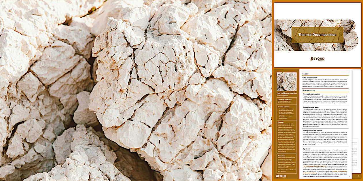 KS3 Chemical Reactions Lesson 7: Thermal Decomposition