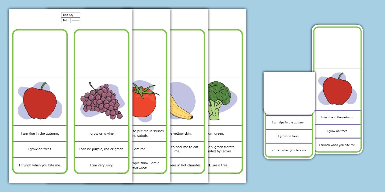 What Am I? Guess the Fruit and Vegetables Game - Twinkl