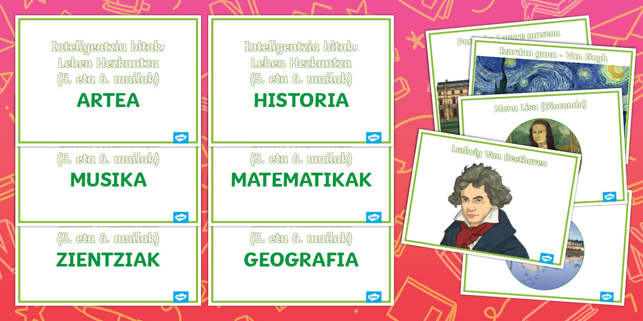 Inteligentzia bitak: Lehen Hezkuntza (5. eta 6. mailak) - Euskera