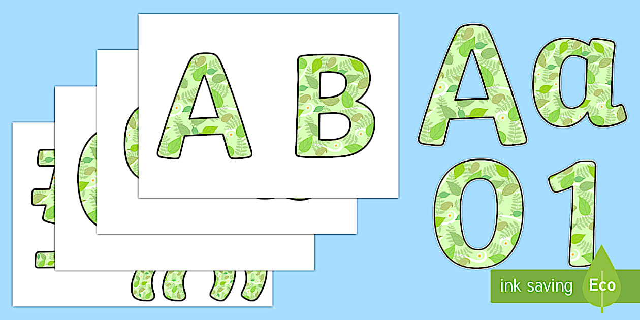 Garden Display Lettering (teacher made) - Twinkl