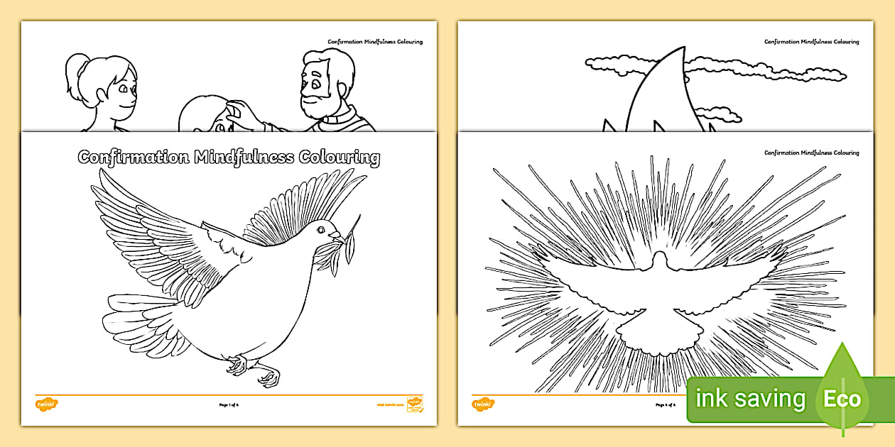 Confirmation Colouring Sheets | Twinkl Ireland Resources