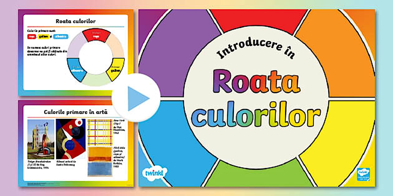 AVAP: Roata culorilor – Prezentare PowerPoint - Twinkl