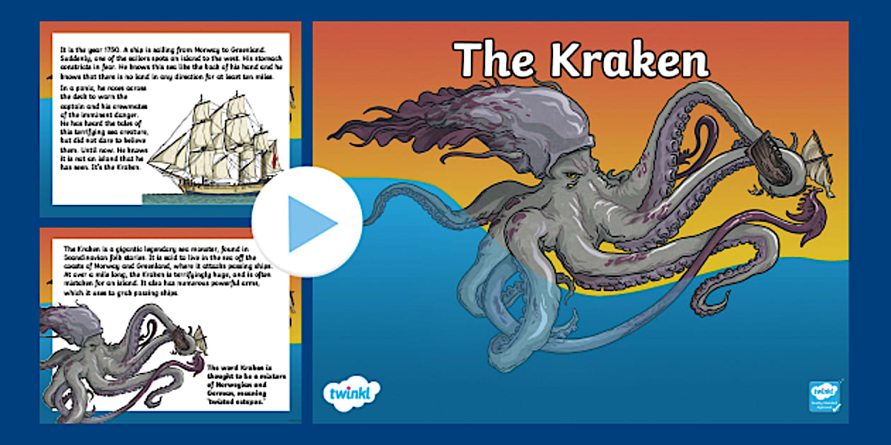 The Kraken Definition PowerPoint - CfE Second Level - Twinkl