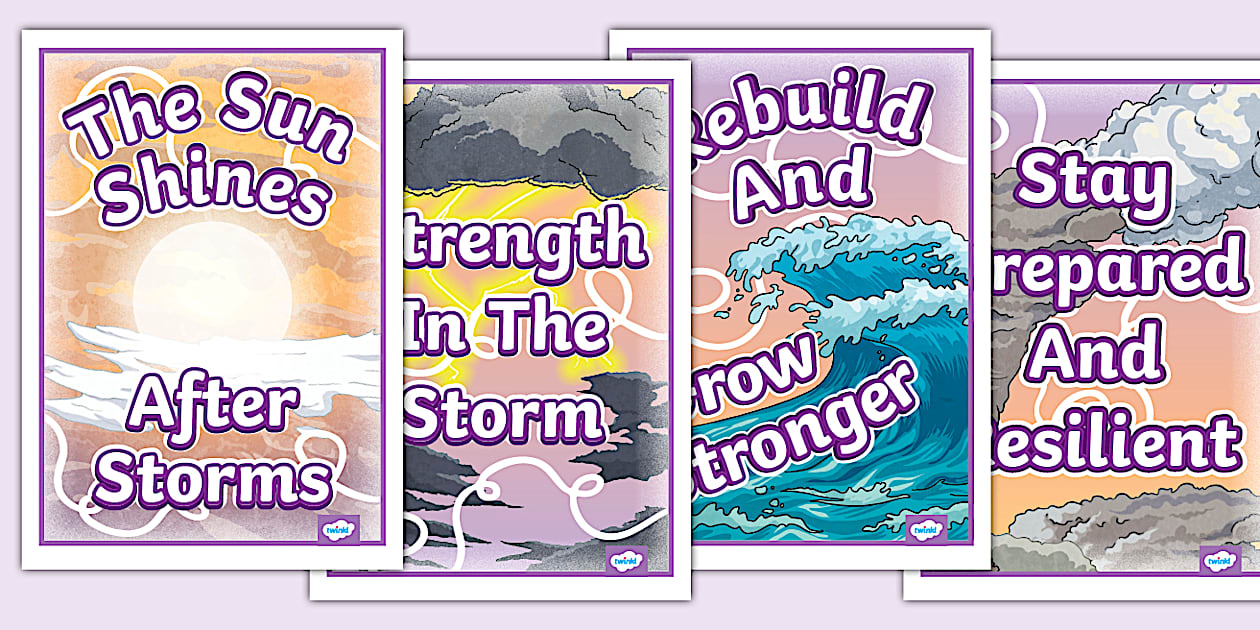 STEM Motivational Posters – Natural Disasters