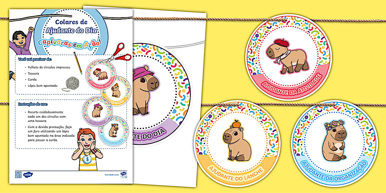 Colares de Capivara (Hecho por educadores) - Twinkl