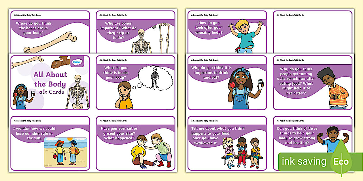 All About the Body Talk Cards | Twinkl - Twinkl