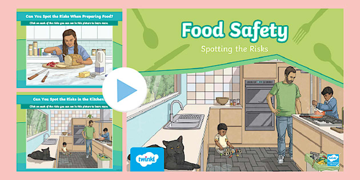 Kitchen Safety PowerPoint | Interactive PowerPoint - Twinkl