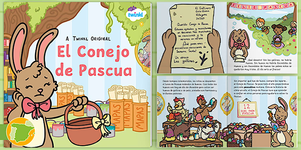 Ebook: El Conejo de Pascua (profesor hizo) - Twinkl