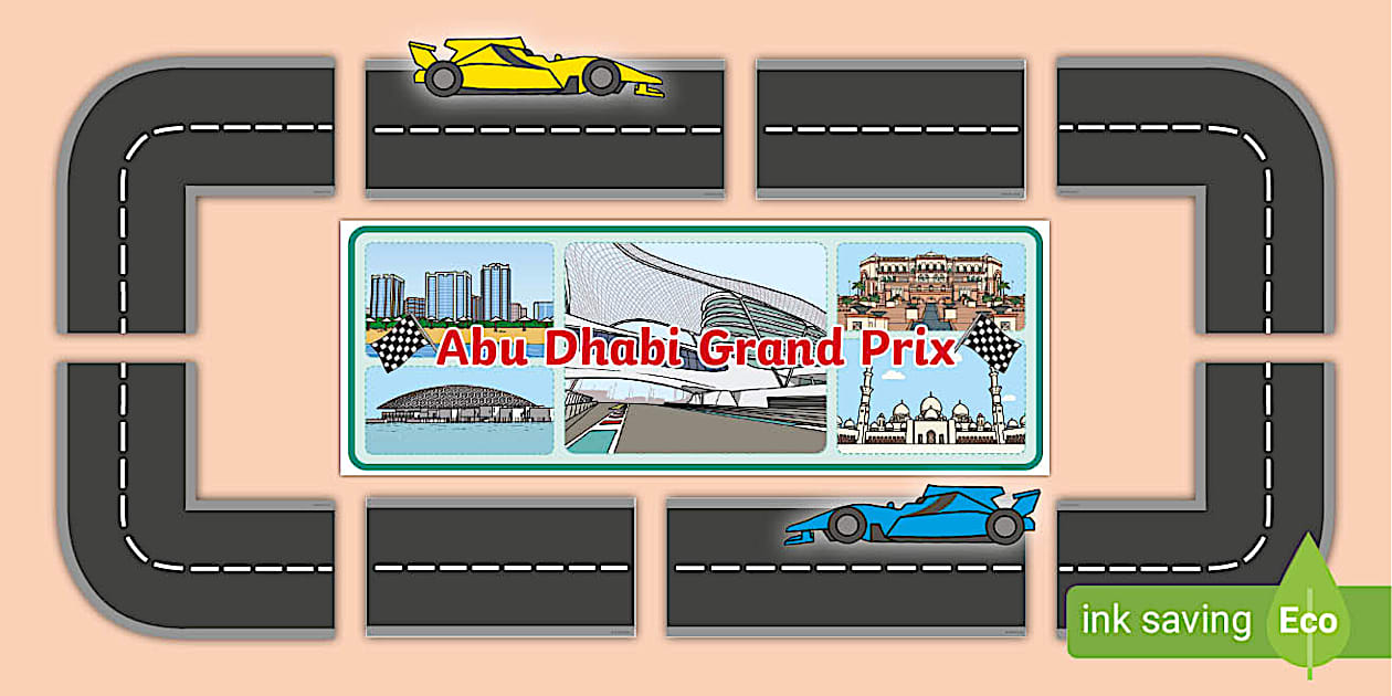 Abu Dhabi Race Track Activity (teacher made) - Twinkl