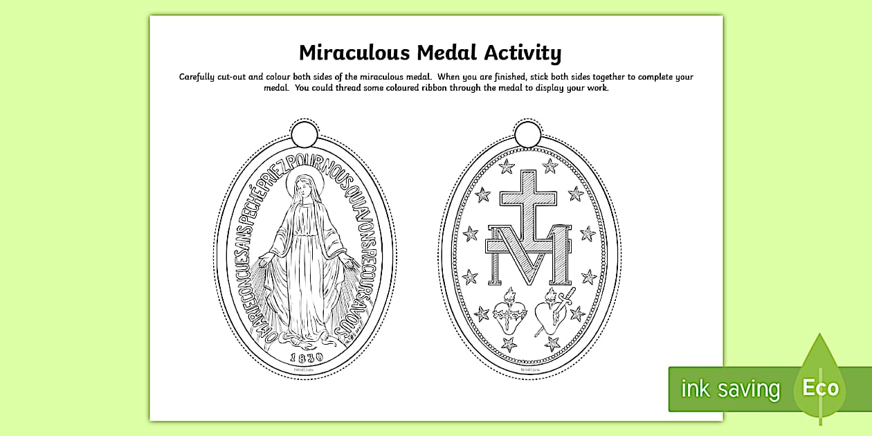 Miraculous Medal Activity
