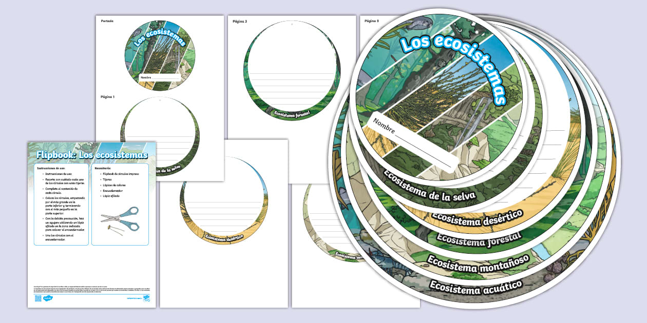 Flipbook: Los ecosistemas (teacher made) - Twinkl