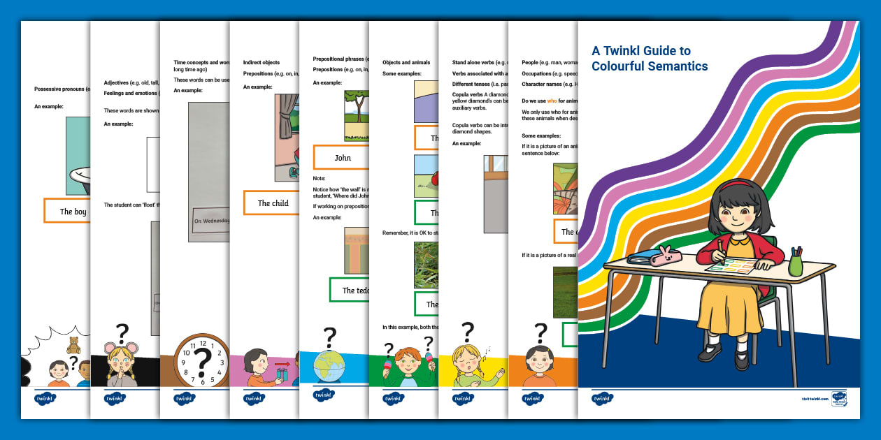 Colourful Semantics 'How To' Guide (teacher made) - Twinkl