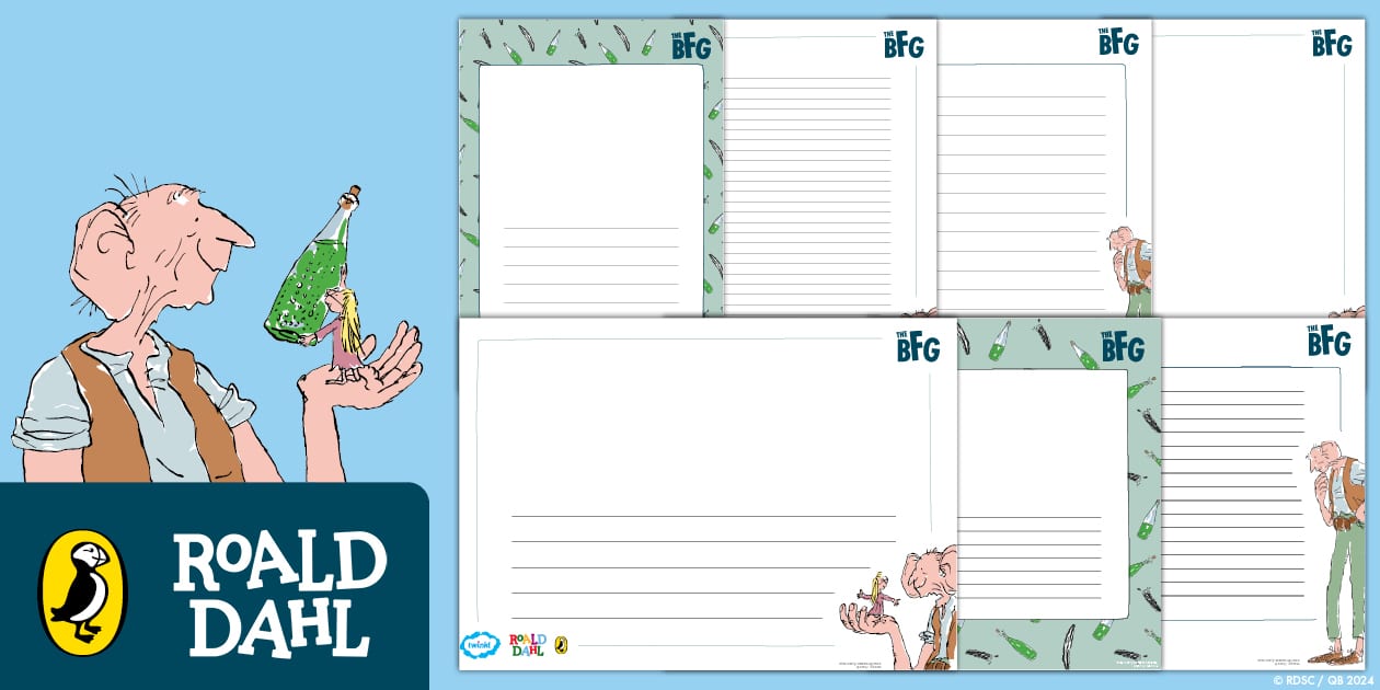 FREE! - The BFG: Page Borders (teacher made) - Twinkl