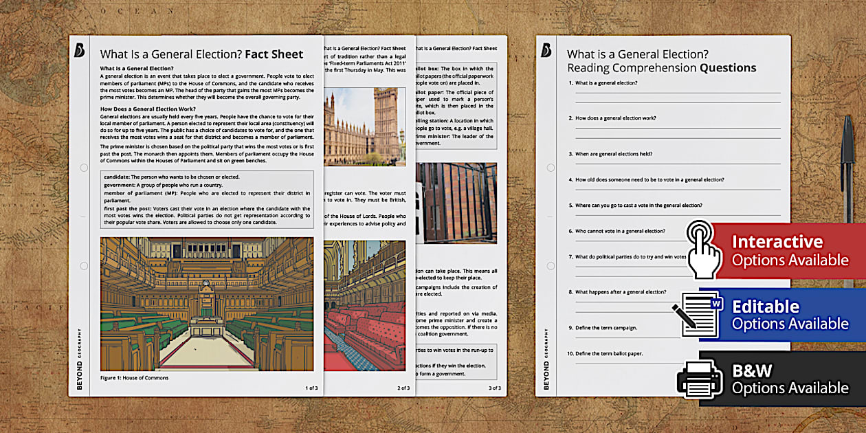 UK General Election 2024 Reading Comprehension | Beyond
