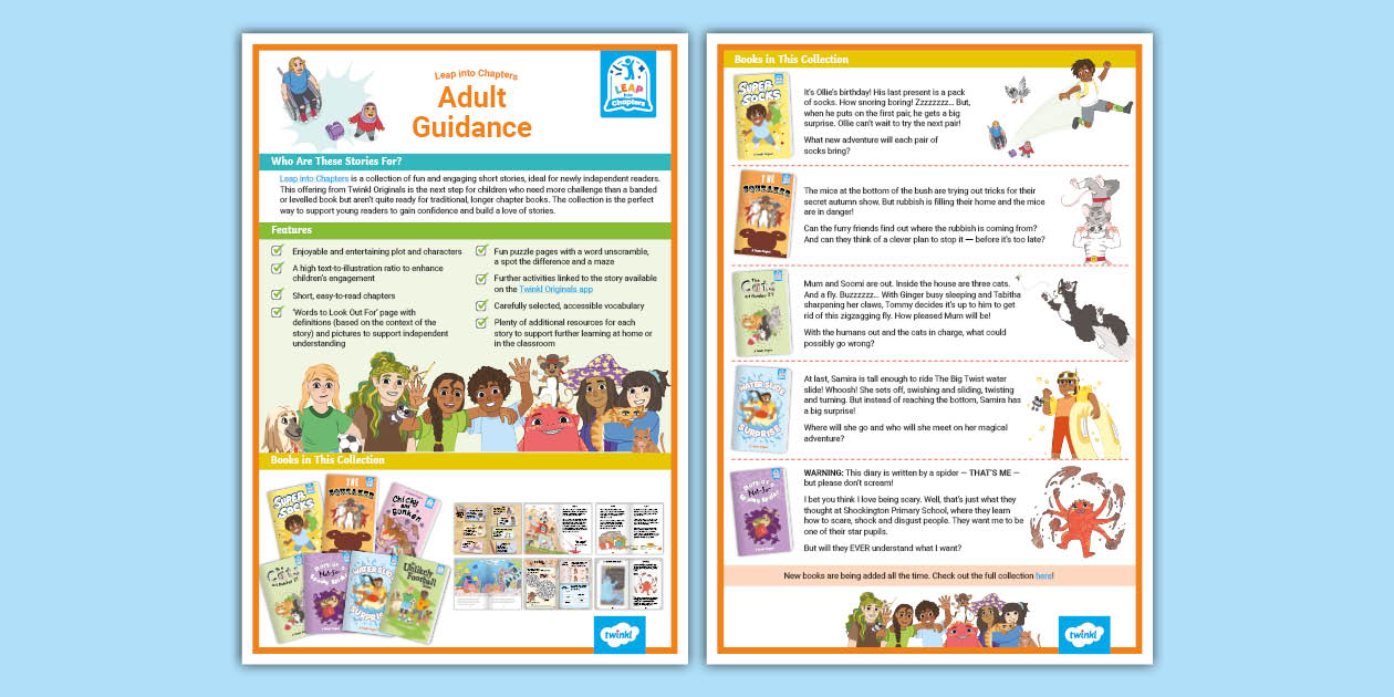 Leap into Chapters: Adult Guidance | Twinkl Originals