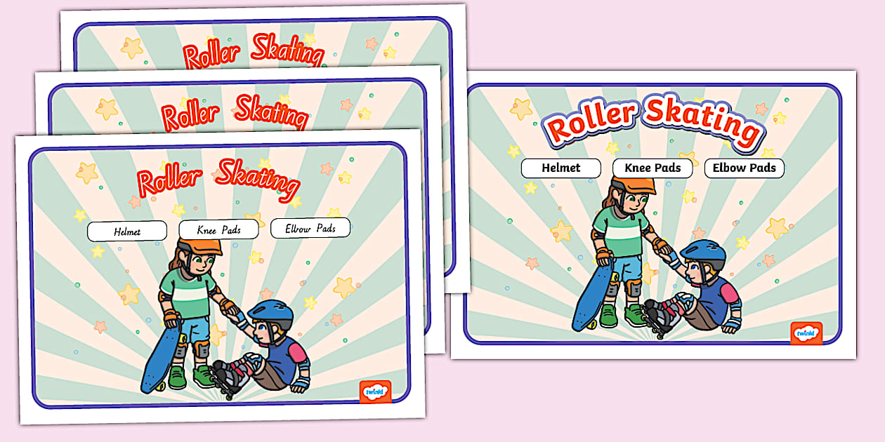 Roller Skating Display Poster - Twinkl Display - Twinkl