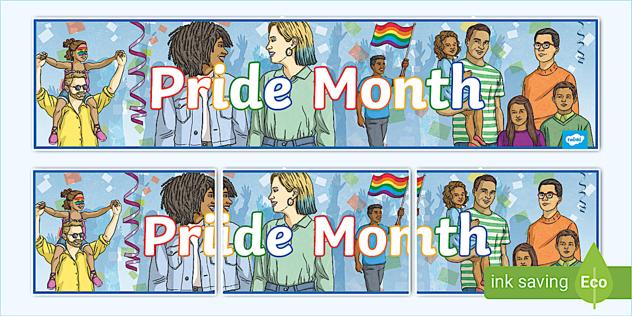 Pride Month Display Banner (teacher made) - Twinkl