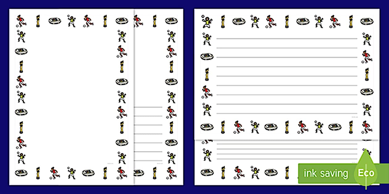 Women's World Cup 2019 Page Borders (teacher made) - Twinkl