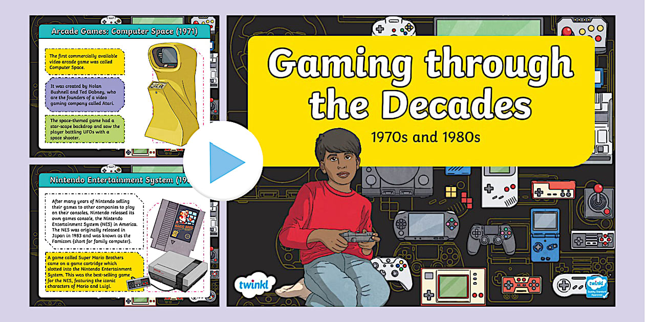 Gaming PowerPoint – 1970s and 1980s – KS2 Resource