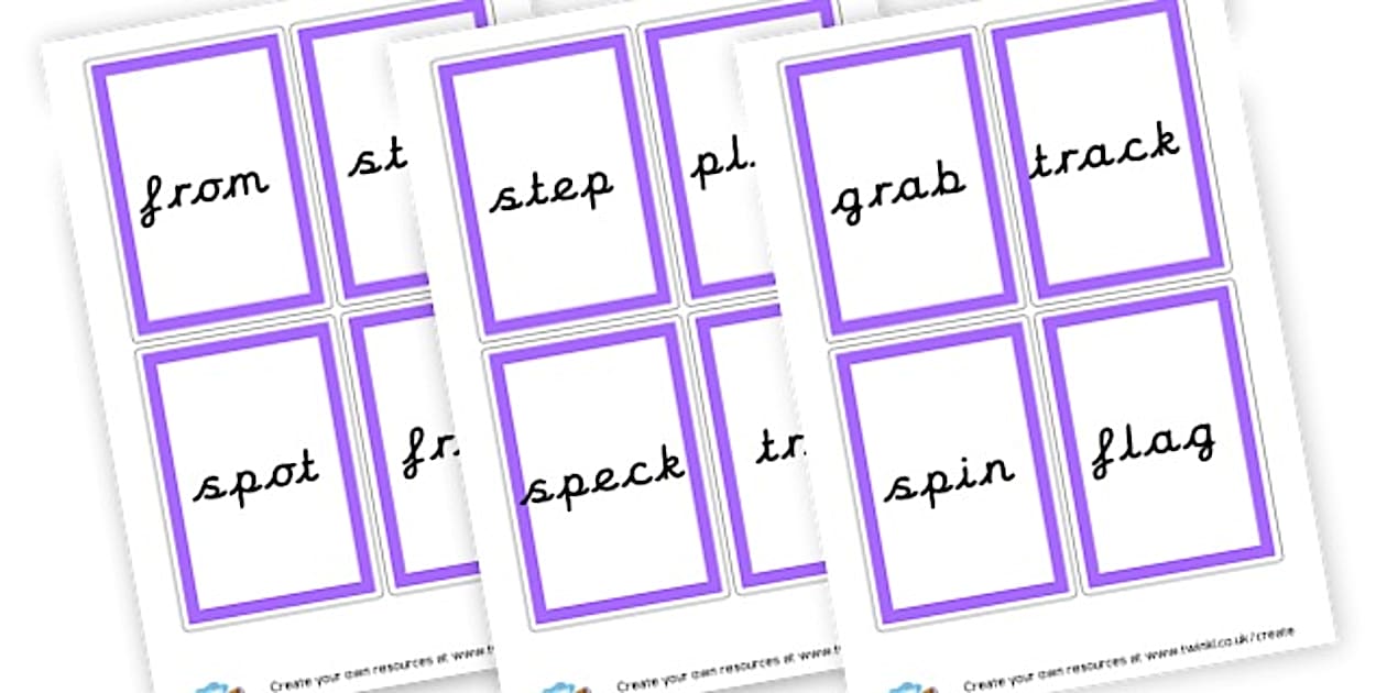 Phase 4 Word Cards (professor feito) - Twinkl
