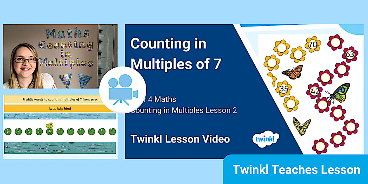 👉 Year 4 (Ages 8-9) Counting in Multiples: Video Lesson 2