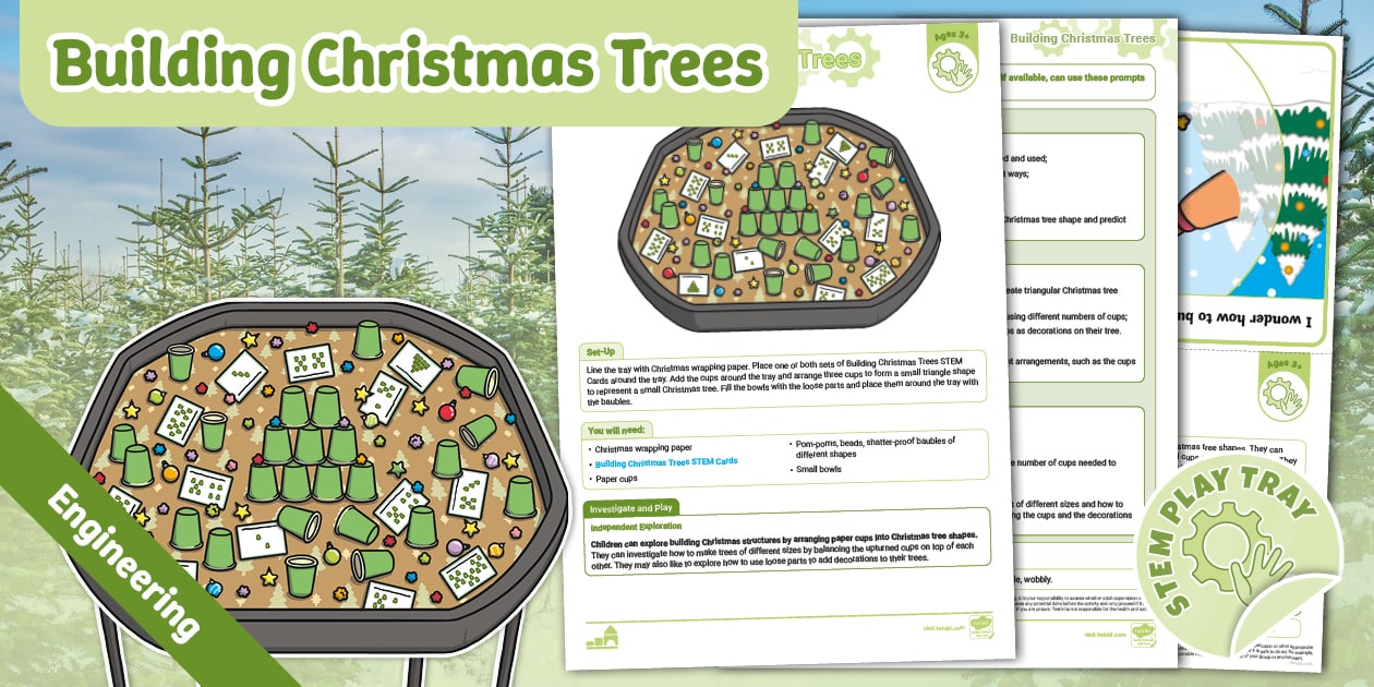 Christmas STEM Challenge | Christmas Tree STEM Challenge