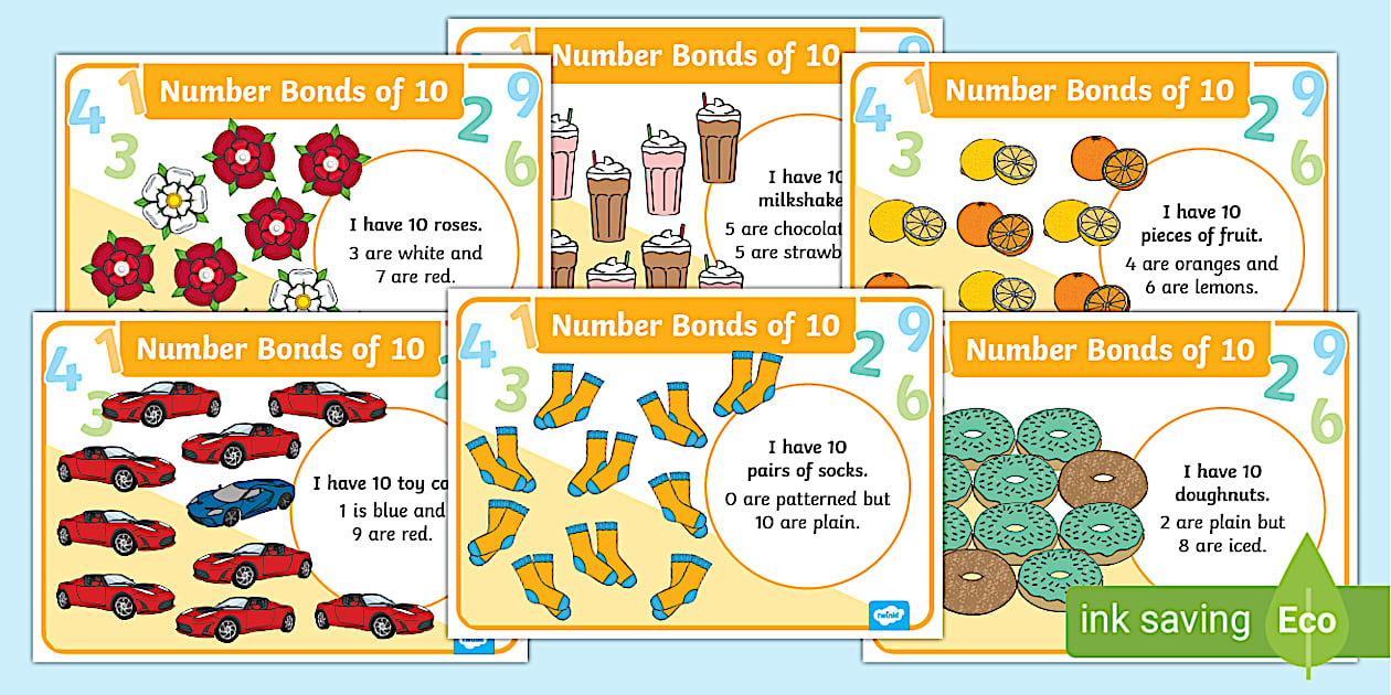 Number Bonds to 10 Stories - Twinkl