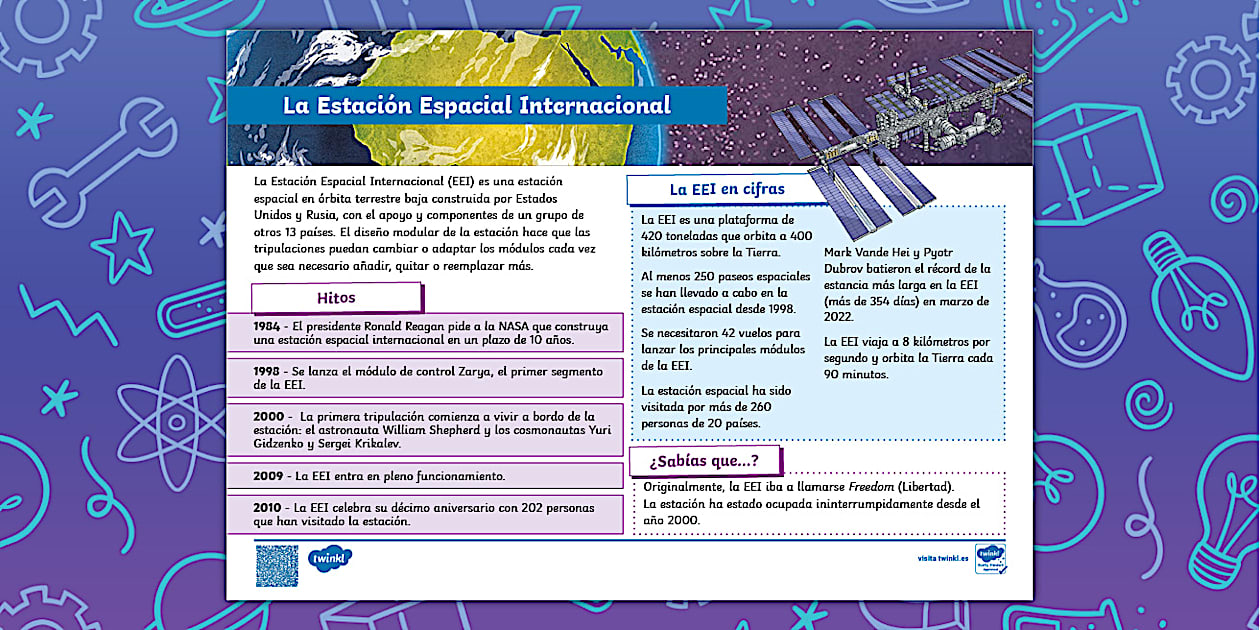 Hoja informativa: La Estación Espacial Internacional
