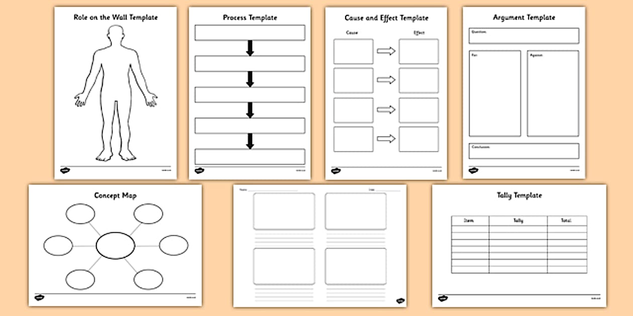 Graphic Organizers Pack (Teacher-Made) - Twinkl