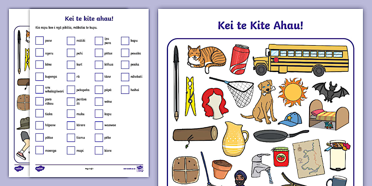 Kei te Kite Ahau (Teacher-Made) - Twinkl