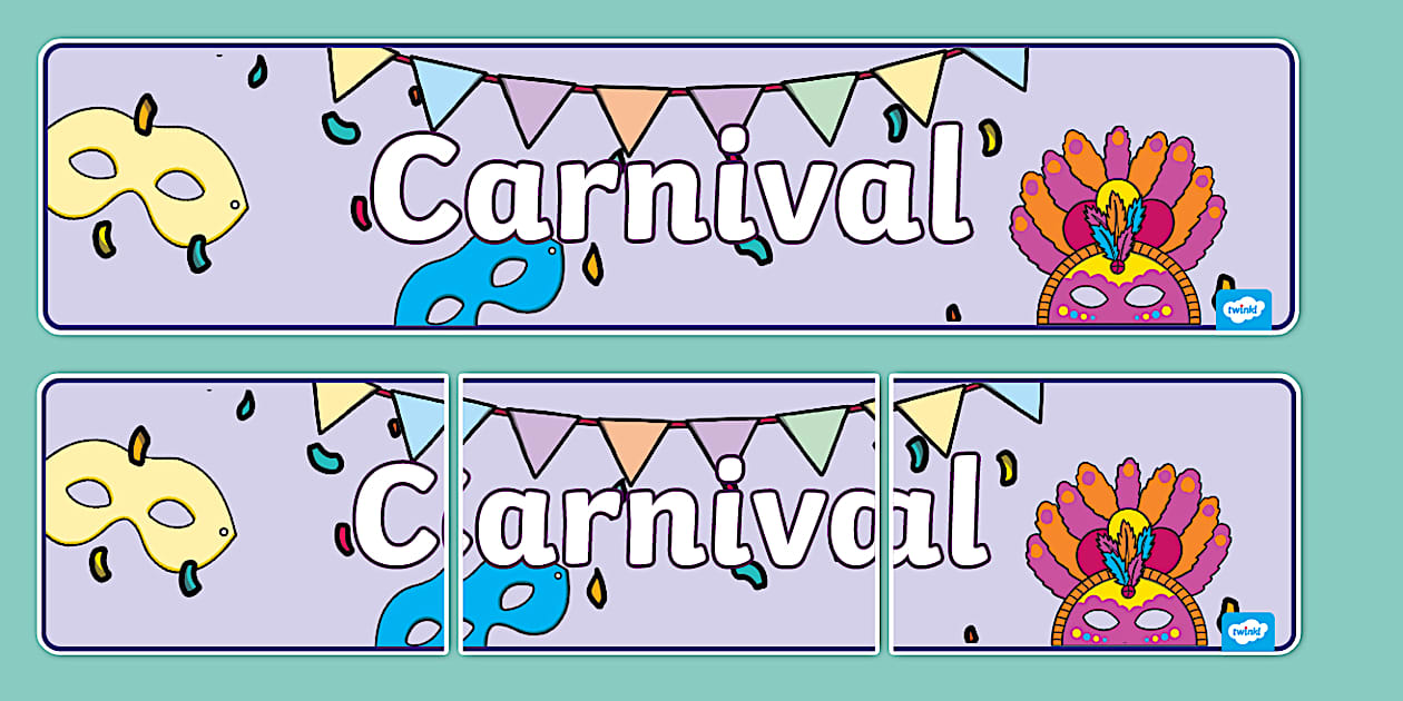 Carnival-Themed Banner (teacher made) - Twinkl